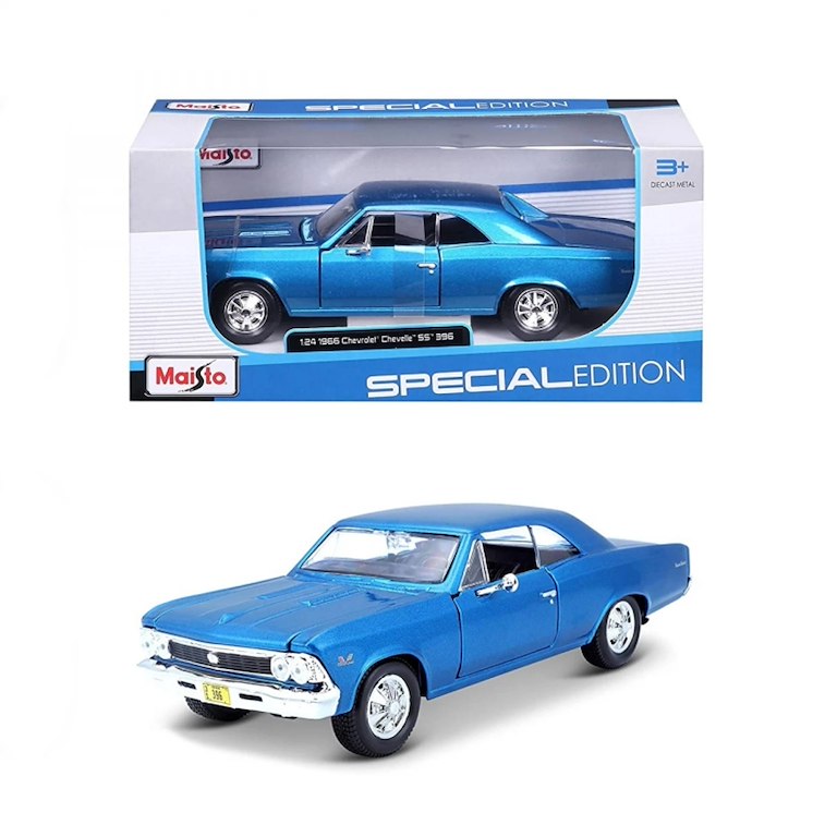 MAISTO METALNI MODEL AUTICA 1:24 SPECIAL EDITION 1966 CHEVY CHEVELLE SS396