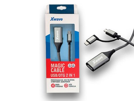 X WAVE Kabl Magic USB2.0 na Micro USB 1M,lightning