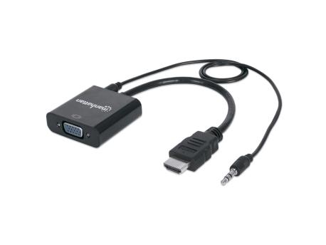 MANHATTAN 151559 HDMI - VGA/3.5mm 2u1 adapter