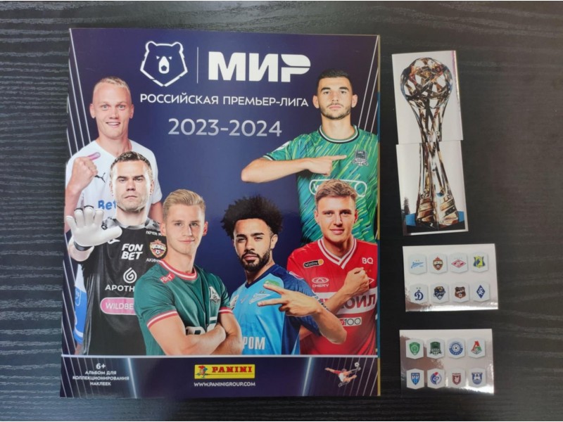 Panini Ruska Liga 2023-24 Panini set + album