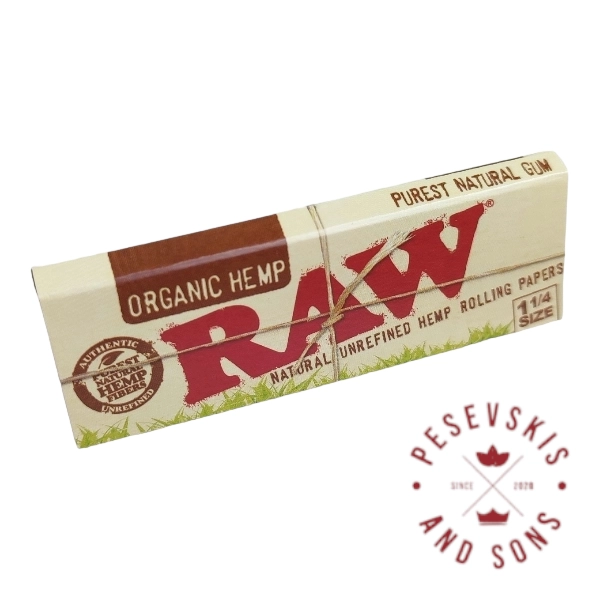 Raw ORGANIC HEMP Papirići za Motanje 1¼