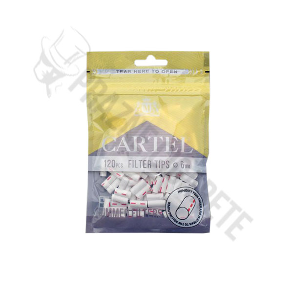 Filteri za Duvan Cartel Gummed-Slim 6x15mm