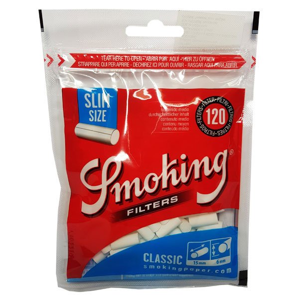 Smoking Slim Classic Filteri 6*15 mm