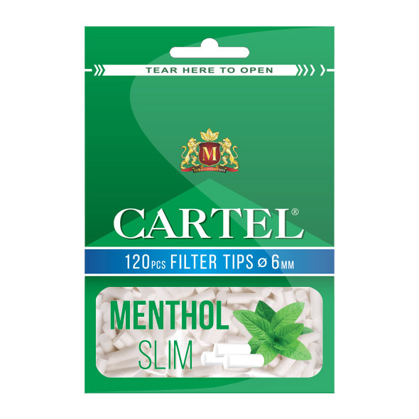 Menthol Filteri Slim za Savijanje Cigareta 120