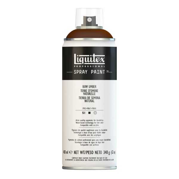 LQX PRO ACRYLIC SPRAY PAINT 400ML RAW UMBER