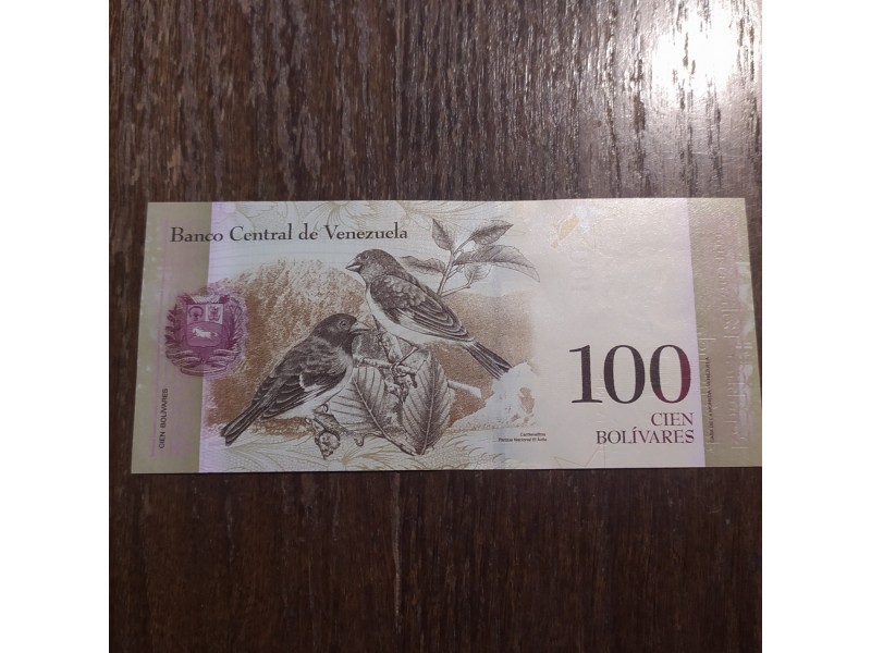 Venecuela 100 bolivares 2015 UNC