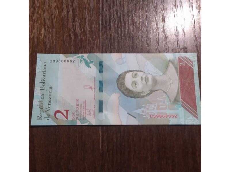 Venecuela 2 bolivares 2018 UNC