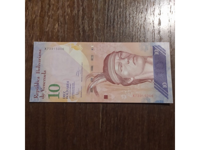 Venecuela 10 bolivares 2014 UNC