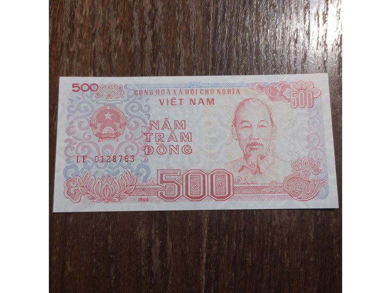 Vijetnam 500 djong 1988 UNC