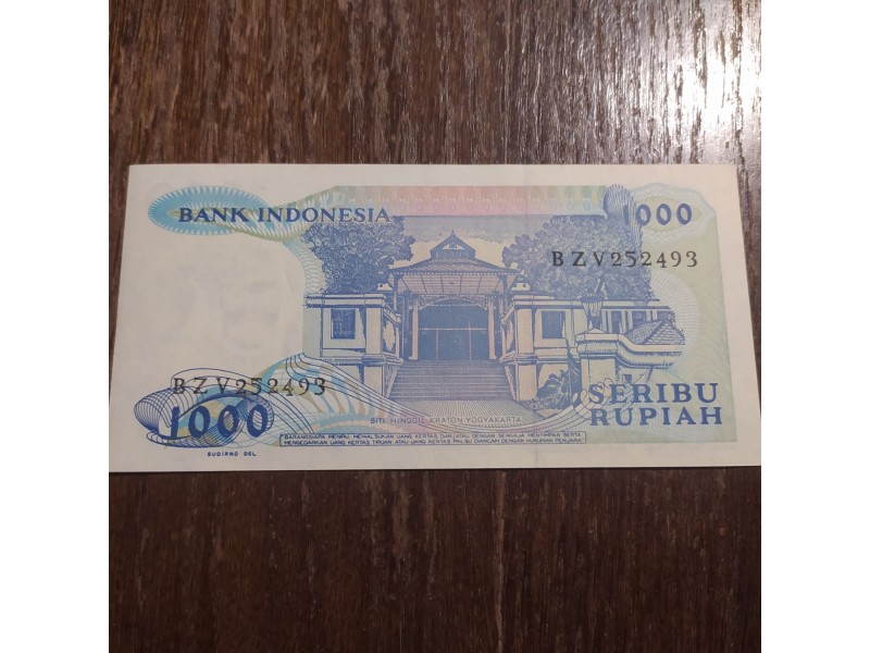 Indonezija 1000 rupi 1987 UNC