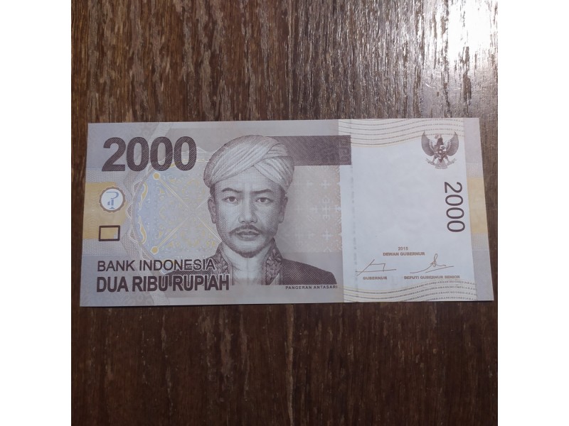 Indonezija 2000 rupi 2015 UNC