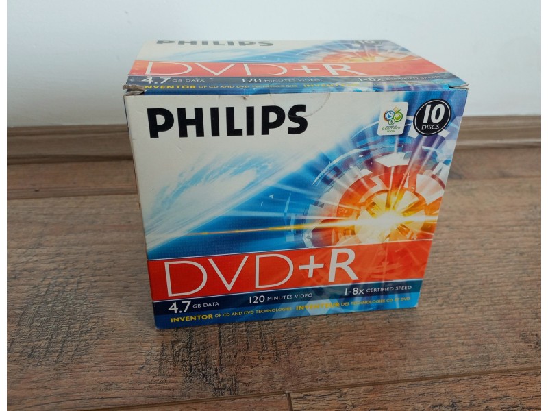 10 Philips-ovih DVD+R diskova (Germany 2006) - NOVO!