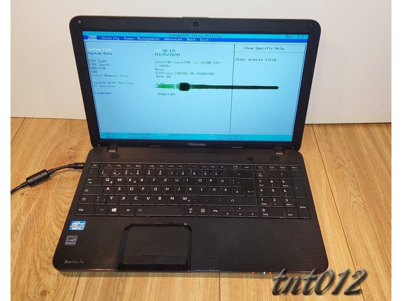 == TOSHIBA C850 / Intel i3-3120M / 4Gb / 15,6 LED ==