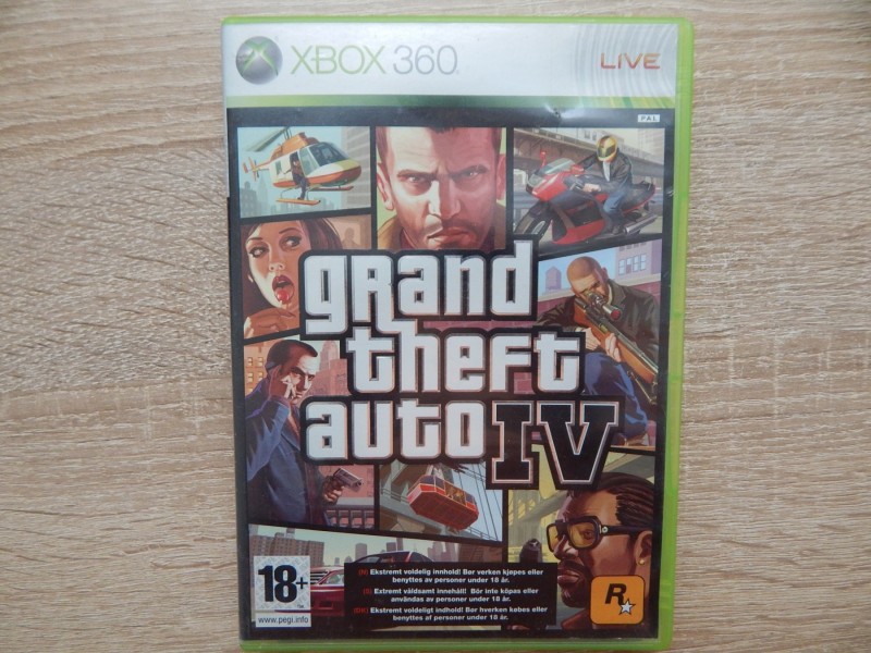 GTA 4 za Xbox 360 + Mapa