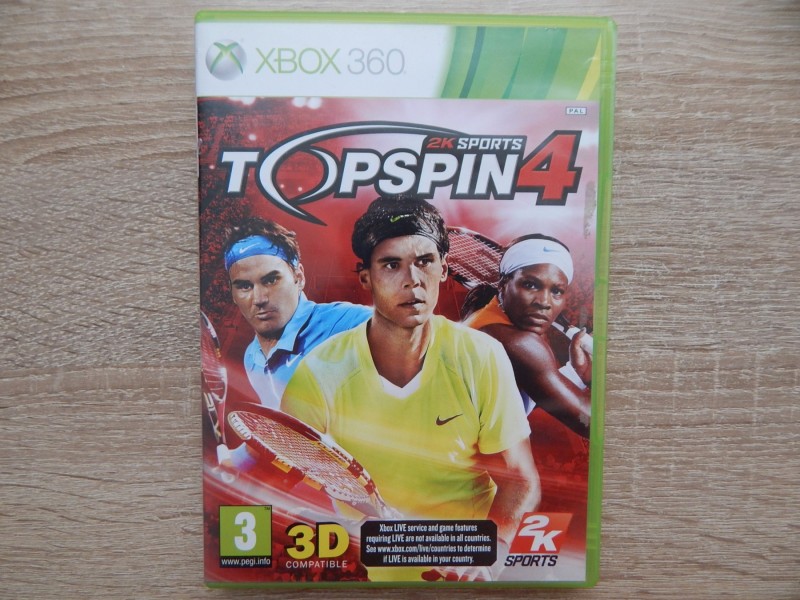 Top Spin 4 za Xbox 360