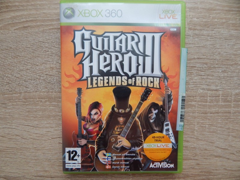 Guitar Hero 3 Legends of Rock za Xbox 360