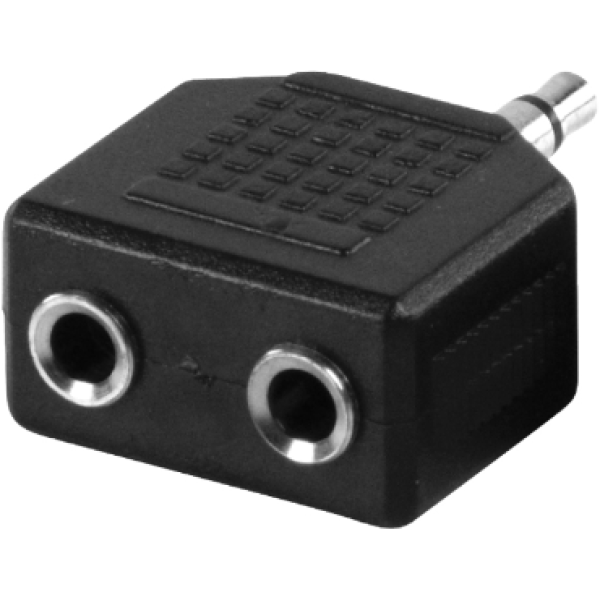 Audio ADAPTER AC16 2x3,5mm Stereo utičnica - 1x3,5mm Stereo utikač