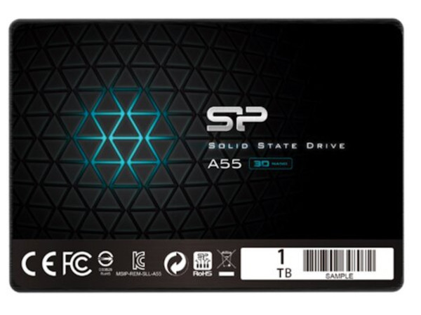 SSD SILICON POWER A55 1TB2.5''SATA 3crna' ( 'SP001TBSS3A55S25' )