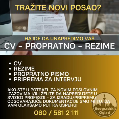 Pisanja CV-a i propratnog pisma