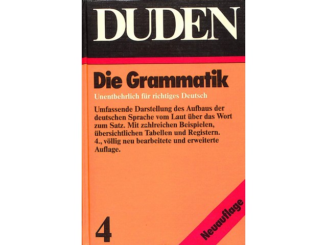 DUDEN - DIE GRAMMATIK (Gramatika nemačkog jezika)