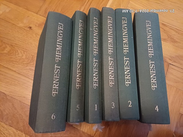 ERNEST HEMINGVEJ, KOMPLET 1-6