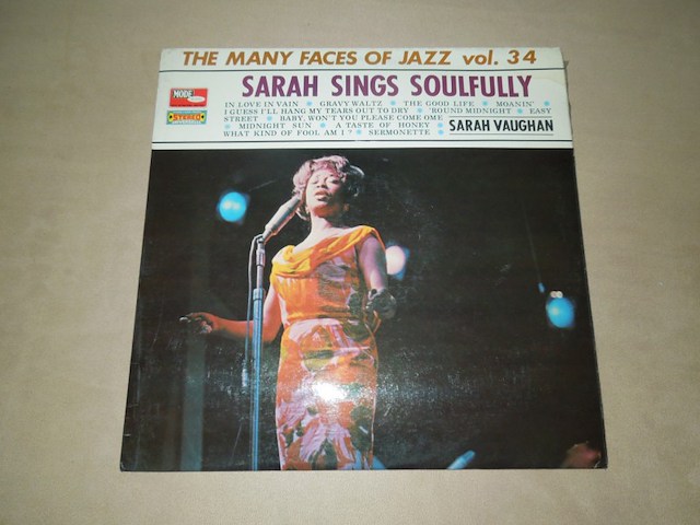 sarah vaughan-sarah sings soulfully-france press