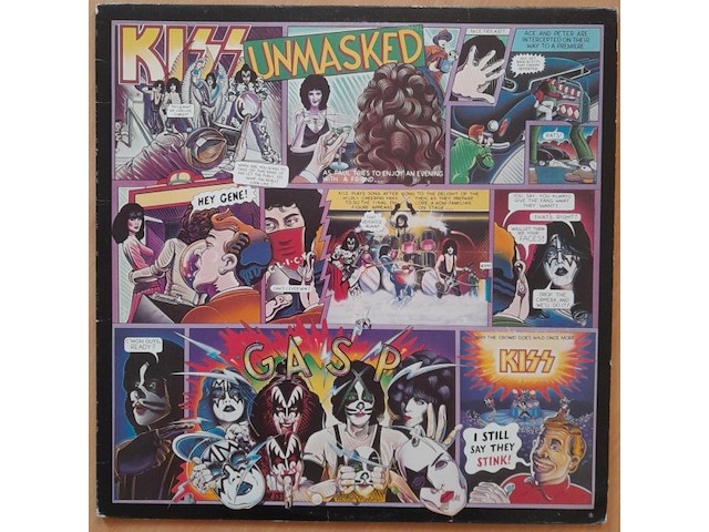 Kiss ‎– Unmasked CANADA 1980