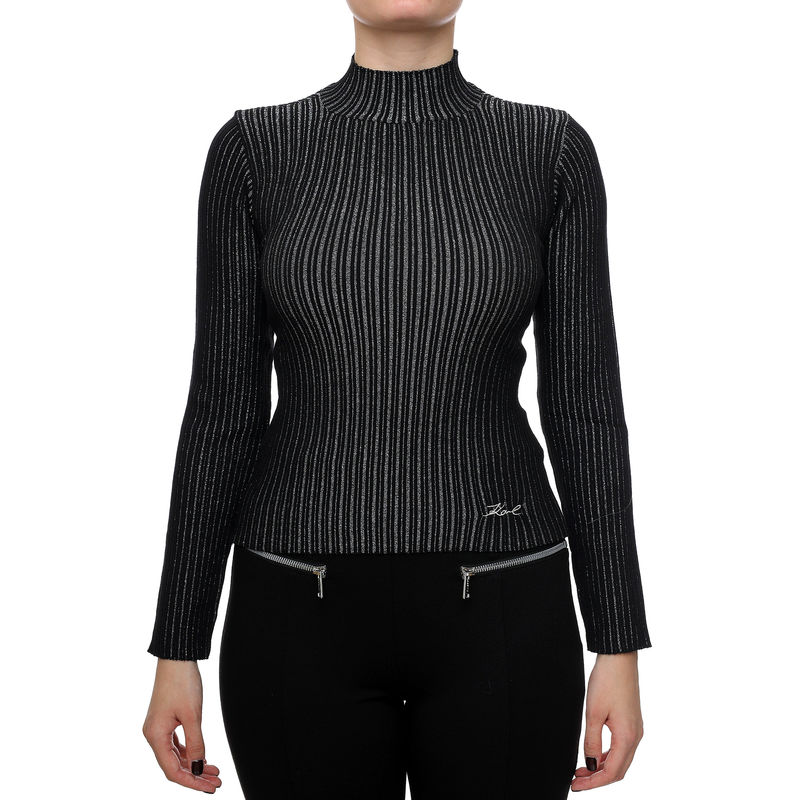 Ženski džemper Karl Lagerfeld Lurex Knit Top