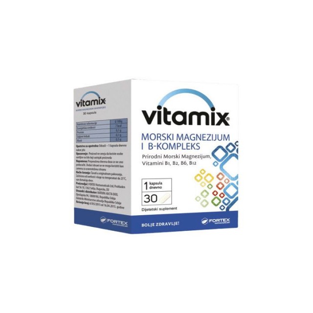 VITAMIX MARINE MAGNESIUM + B COMPLEX kapsule, 30kom