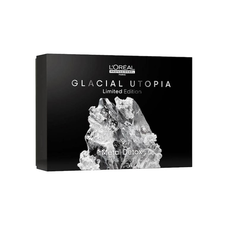 L’Oréal Professionnel SERIE EXPERT Metal Detox GLACIAL UTOPIA TRIO POKLON SET; Promo Pakovanje Šampon, Maska i Ulje