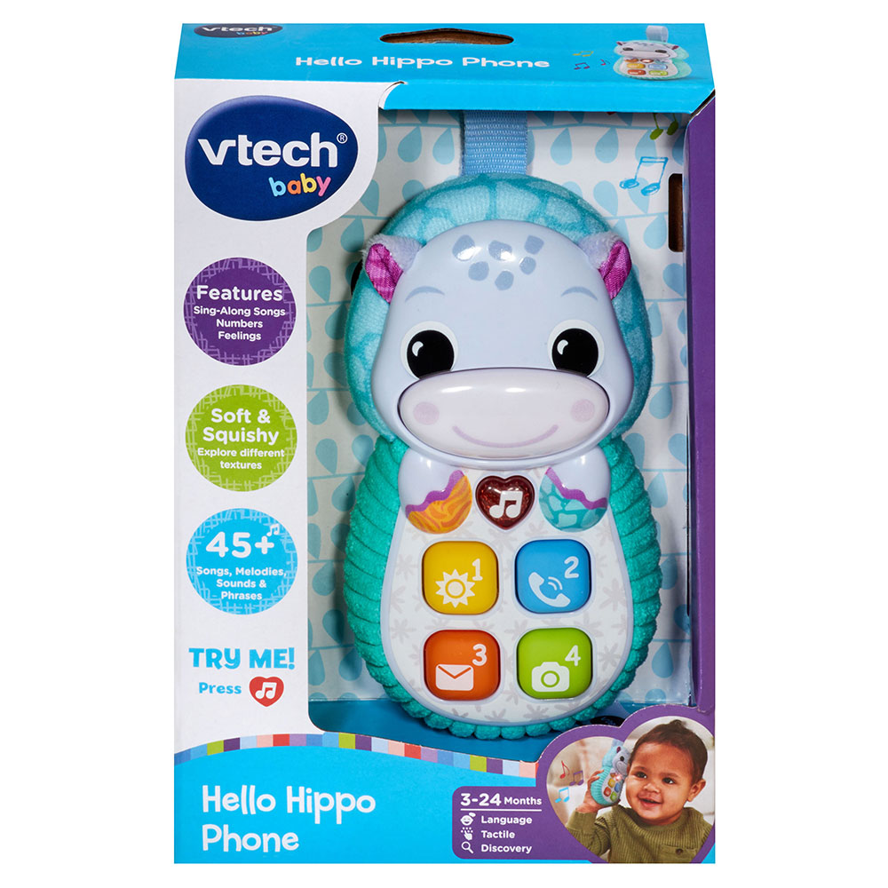 Vtech Muzički telefon hippo