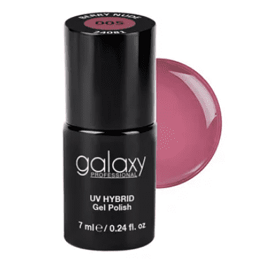 Trajni lak za nokte UV/LED GALAXY Hybrid 7ml Berry Nude 005