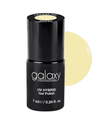 Trajni lak za nokte UV/LED GALAXY Hybrid 7ml Cream Pie 312