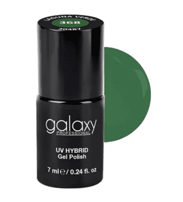 Trajni lak za nokte UV/LED GALAXY Hybrid 7ml Laguna Verde 368