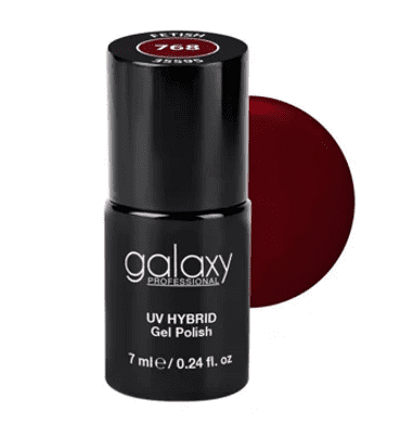 Trajni lak za nokte UV/LED GALAXY Hybrid 7ml Fetish 768