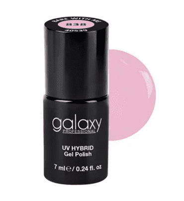 Trajni lak za nokte UV/LED GALAXY Hybrid 7ml Bare with Me 838