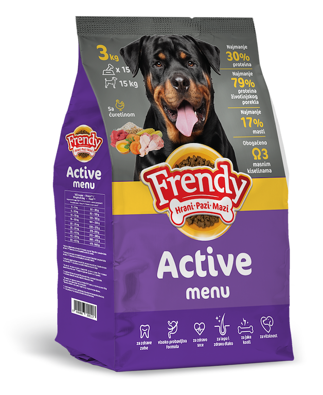 Frendy Active menu