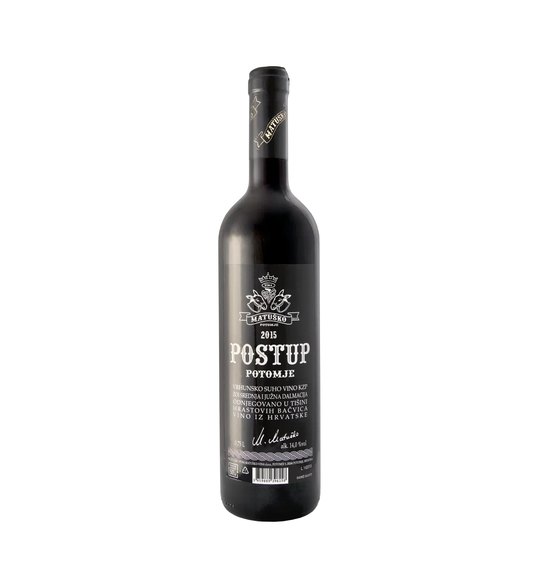 Matuško Postup 0,75 l - Crveno vino