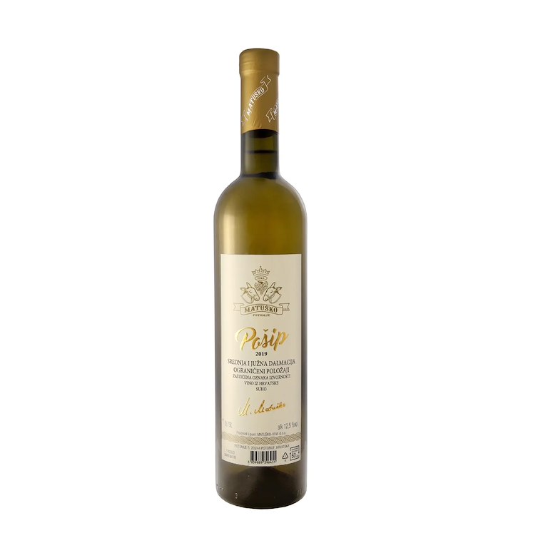 Matuško Pošip 0,75 l - Belo vino