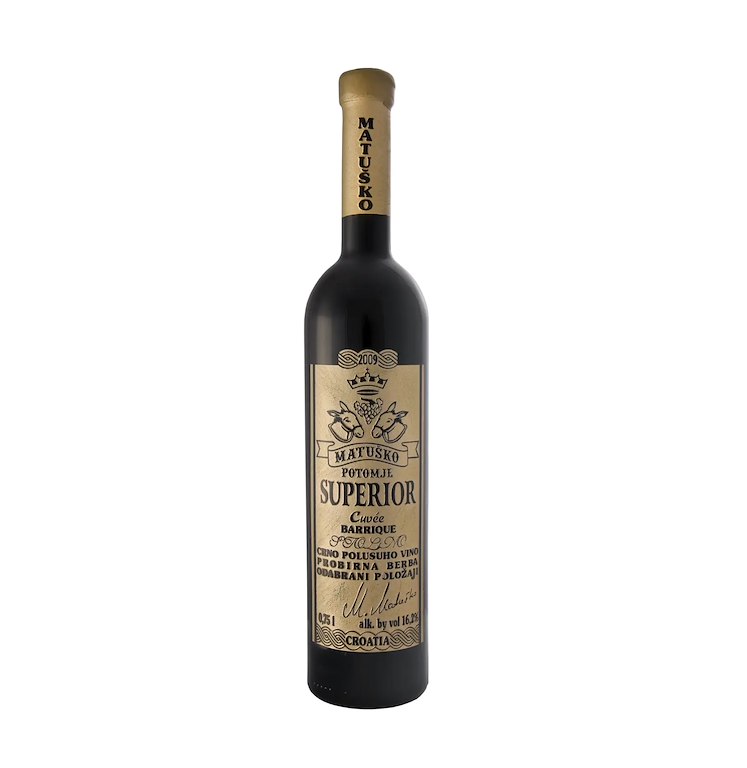 Matuško Dingač Superior 0,75 l - Crveno vino