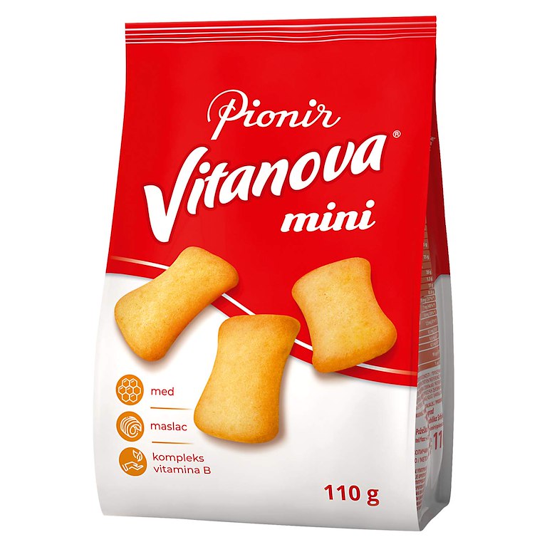 Vitanova keks mini 110g pionir vitanova