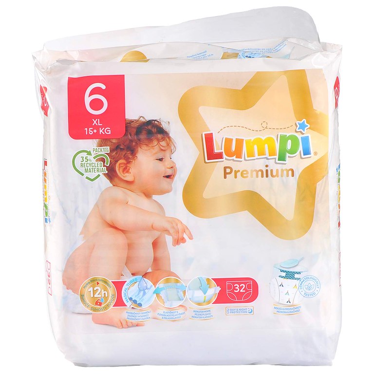 Lumpi pelene premium 6 15+ kg 30/1 lumpi