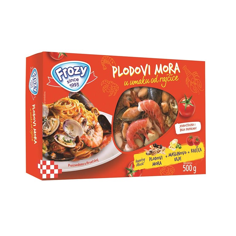 Frozy morski plodovi u sosu od paradajza 500g