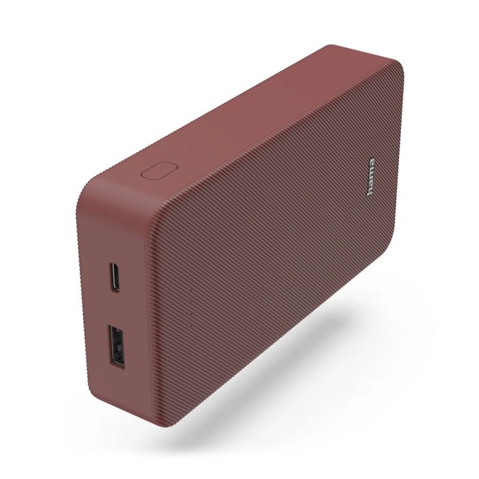 Hama PowerPack COLOR 20, 20000mAh, Crvena 2 Izlaza USB-A, USB-C