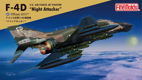 FineMolds 72747 U.S. Air Force F-4D Jet Fighter 'Night Attacker'