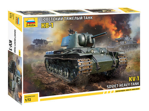 NEW! Zvezda 5070 KV-1 Soviet Heavy Tank