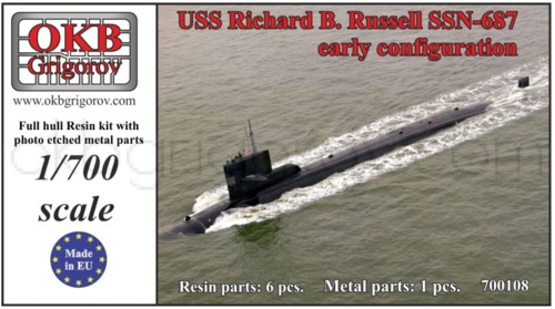 OKB Grigorov N700108 USS Richard B. Russell SSN-687, early configuration