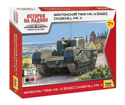 Zvezda 6294 Churchill Mk. V Infantry Tank Mk. IV (A22C)