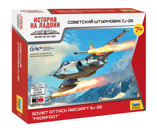 NEW! Zvezda 7431 Soviet Attack Aircraft Su-25 'Frogfoot'