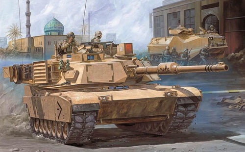 NEW! Academy 13430 USMC M1A1 Abrams